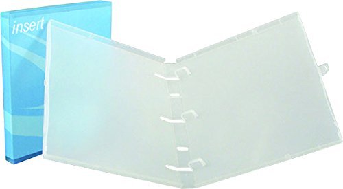 3 Ring Case View Case Binder with Overlay - 1.0 Inches (Clear) - 3 Pack ...