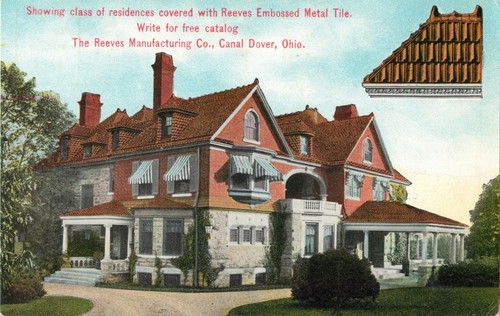 Reeves Embossed Roofing Tile, Advertising PC, Reeves Mfg, Canal Dover ...