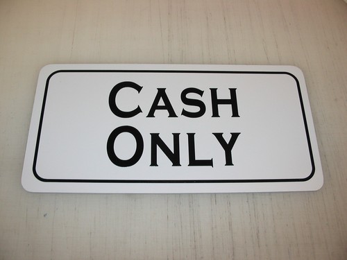 CASH ONLY Tin Metal Sign 4 Gas Pump Driving Range Bar Corner Store ...