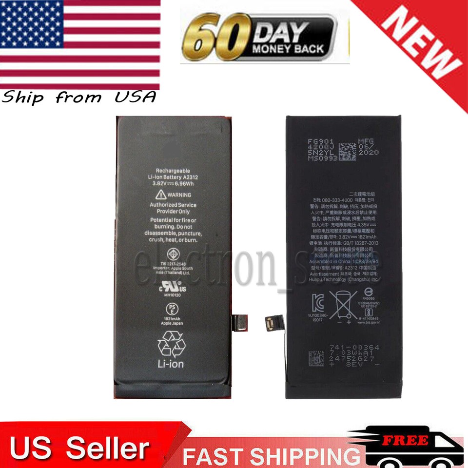 For IPHONE SE SE2 (2020) REPLACEMENT BATTERY A2312 1821mAh US ship | eBay