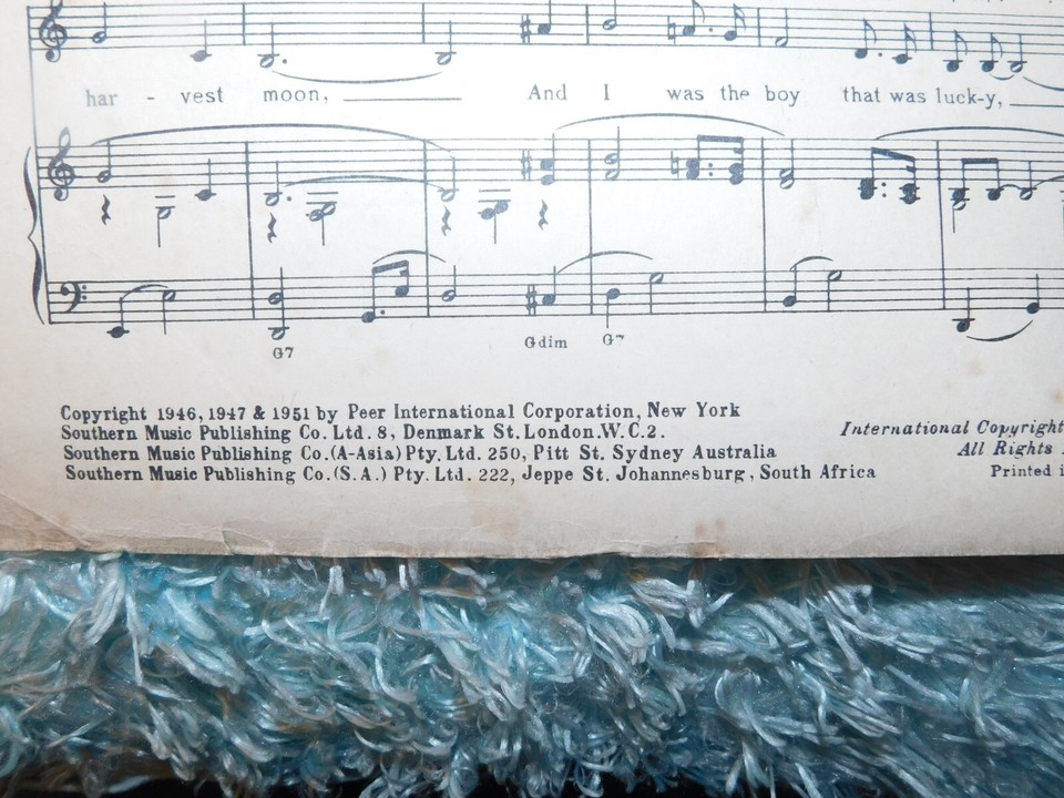 VINTAGE ORIGINAL SHEET MUSIC 1951 KENTUCKY WALTZ BILL MONROE | eBay