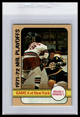 1972 Topps #5 1971-72 NHL Playoffs Game 4 | eBay