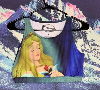 Disney Sleeping Beauty Sports Bra Bralette Top Size Small | eBay