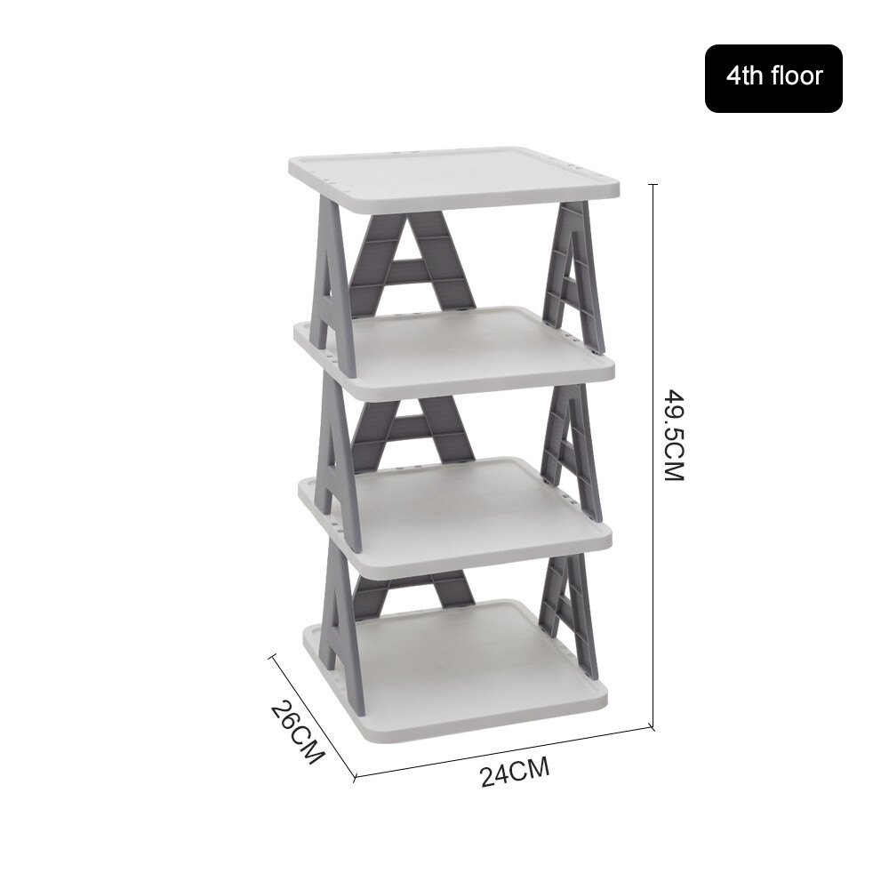 4-7Tiers Shoe Storage Rack Stacking Cabinet Footwear Organizer Slim ...