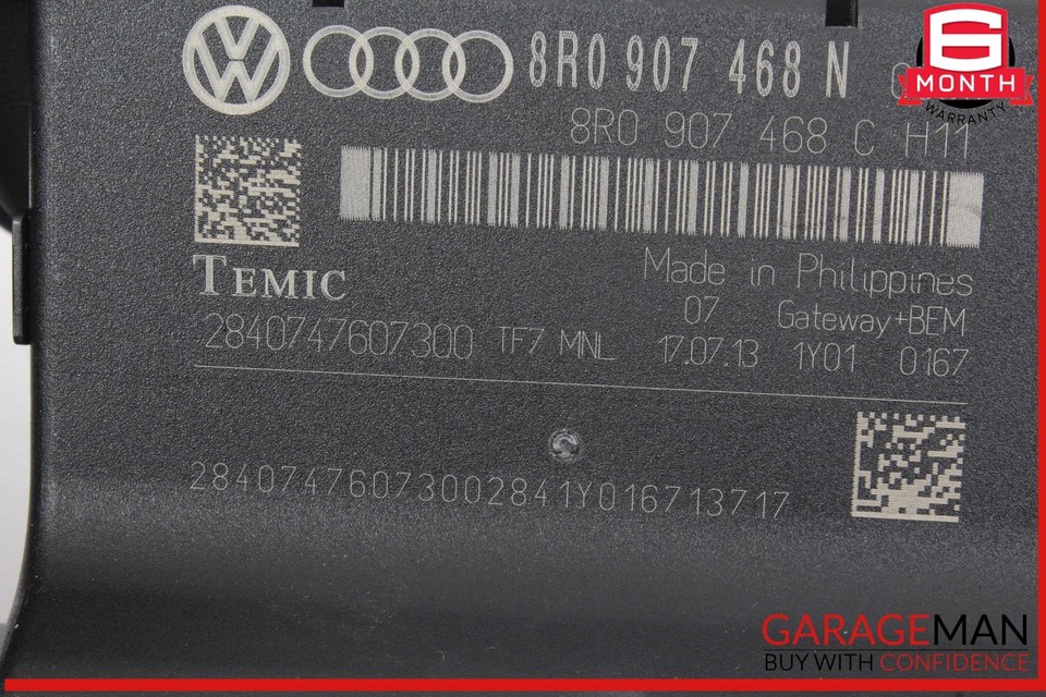 13-16 Audi A4 Network Interface Gateway Control Module Unit 8R0907468N ...