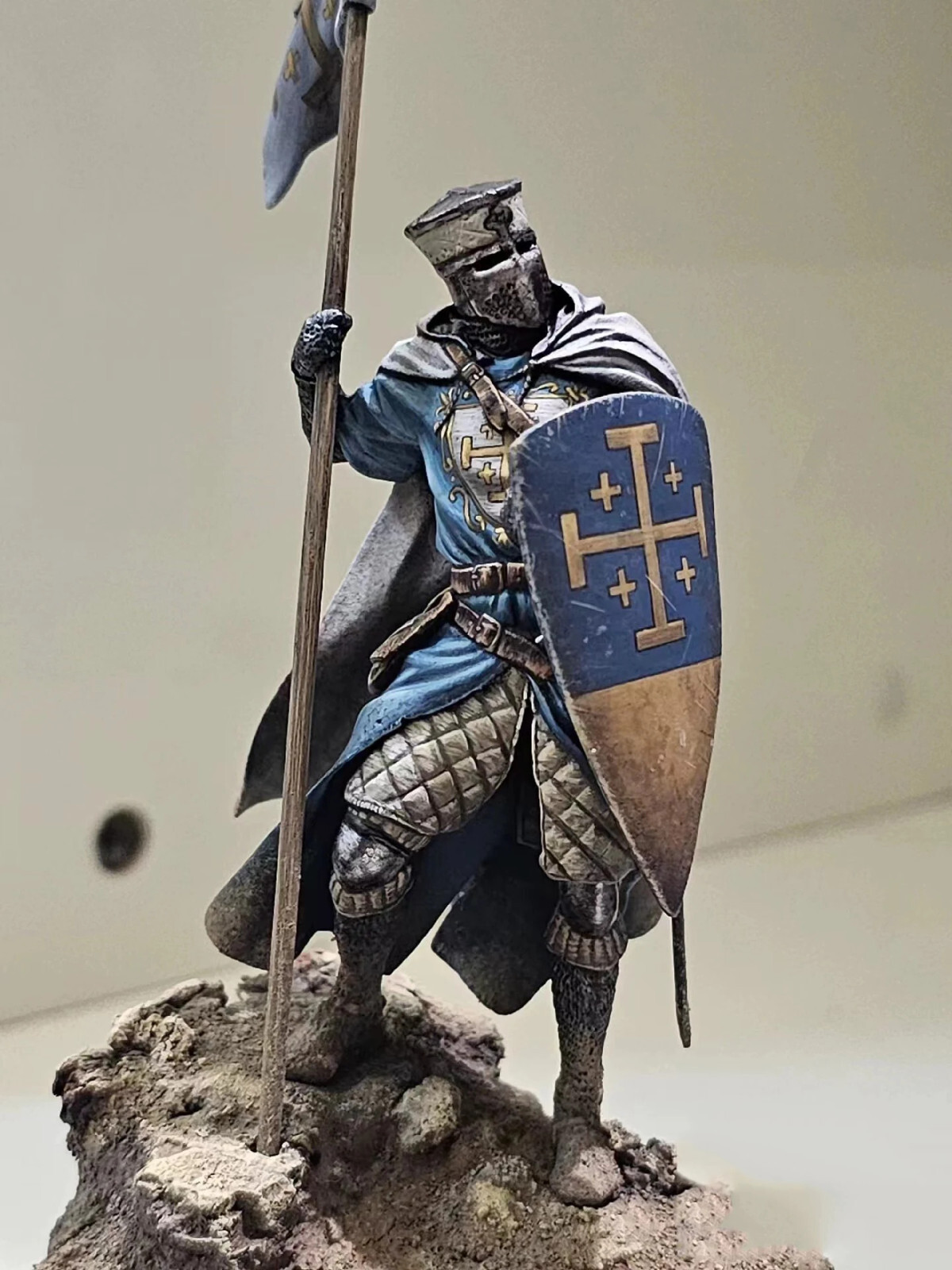 1/18 Scale 90mm Resin Figures Model Kit Crusader Samurai Unpainted ...