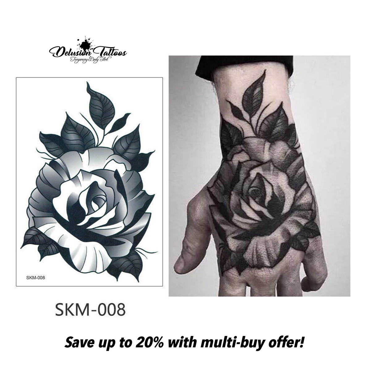 Temporary Hand Tattoos For Women Temporary Tattoos