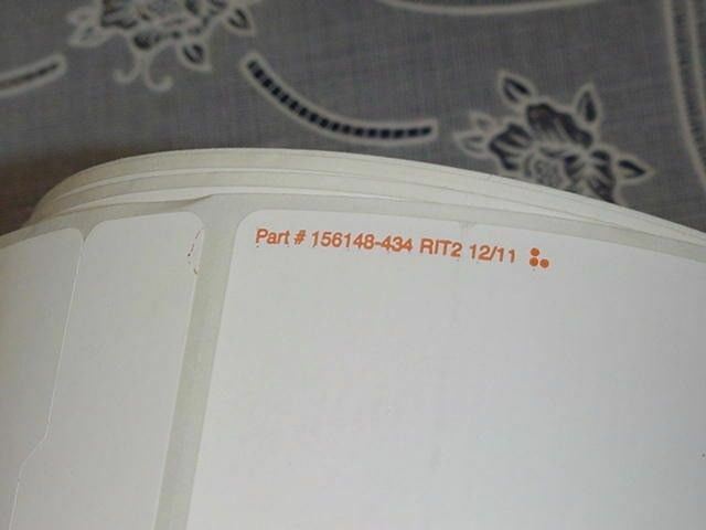 Four Rolls Thermal Labels 400 4x6 Core FedEx 156148-434 for sale online ...