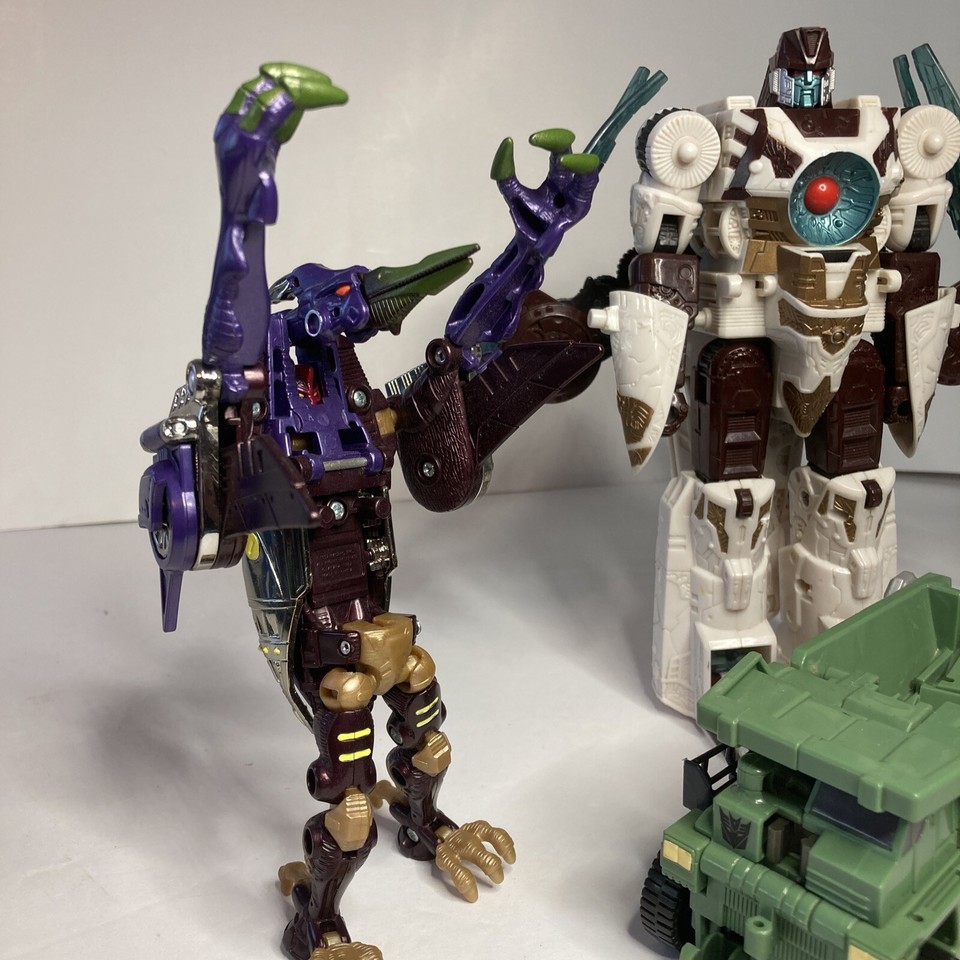 Transformers Lot: 1998 Beast Wars Terrorsaur + Voyager Vector Prime ...