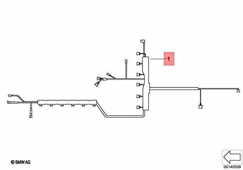 Genuine BMW E81 E82 E84 E87N E88 E90 Ignition Wiring Harness OEM ...