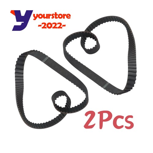 2Pcs Timing Belt Black Rubber Fit for Hyundai Accent Kia Rio Rio5 24312 ...