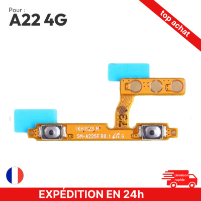 nappe bouton touche volume button flex SAMSUNG GALAXY A22 4G SM-A225F ...