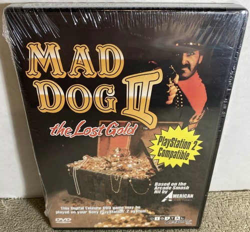 NEW Mad Dog 2 II The Lost Gold DVD PS2 Playstation 2 Retro Video Game ...