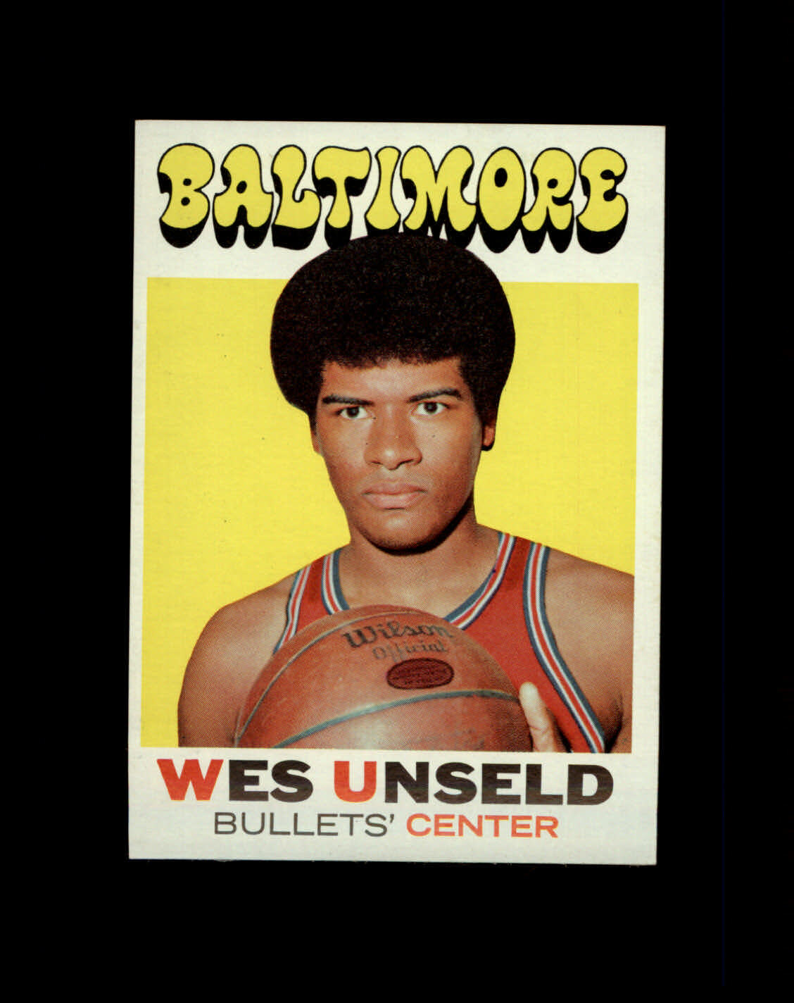 1971 Topps Basketball #095 Wes Unseld DP STARX 7 NM (CS131325) | eBay