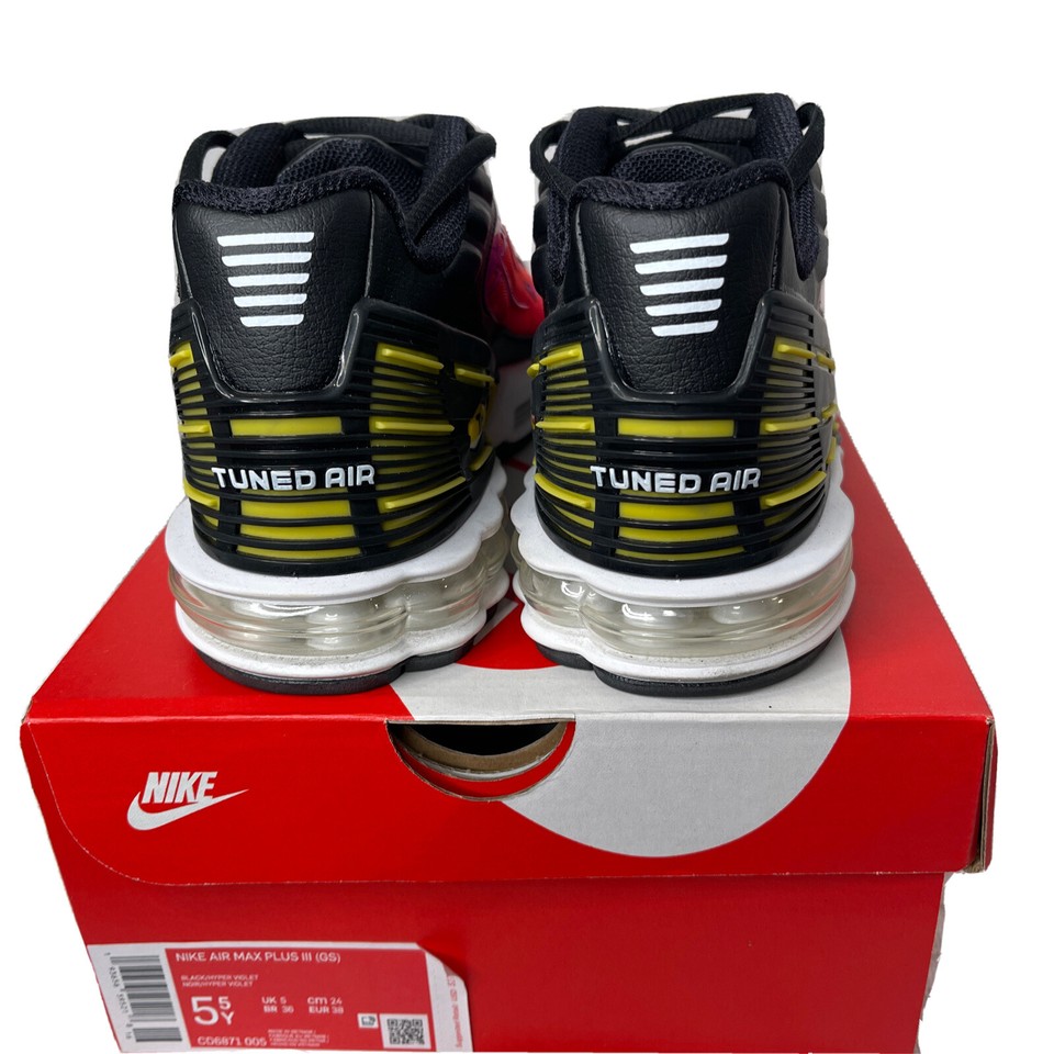 Nike Air Max Plus 3 GS Hyper Purple CD6871-005 Size 5.5 | eBay