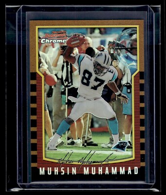 2000 Bowman Chrome Refractor #72 Muhsin Muhammad Panthers *Iconic Set ...