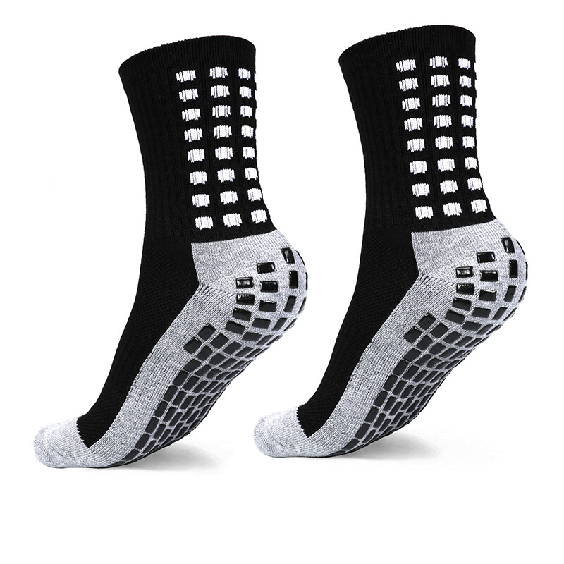 3 Pair Premium Sport Socks Anti Slip W/ Grip Soccer Men Football ...