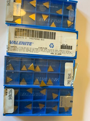 NEW 10 PCS.VALENITE, TPEE 731XS 610 INSERTS | eBay
