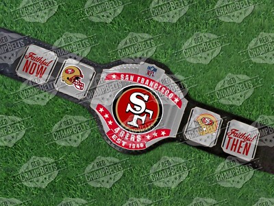 San Francisco 49ERS NFL Championship Belt Adult Size 2mm Brass | eBay