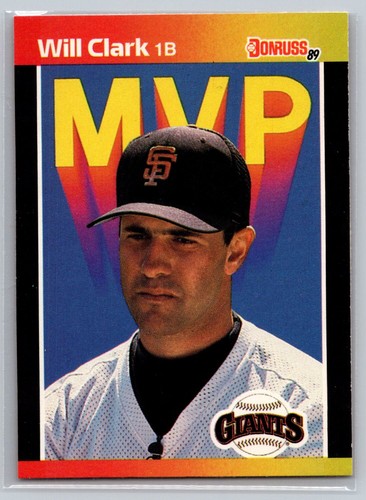 Will Clark 1989 Donruss Bonus MVP's BASEBALL #BC-22 San Francisco ...