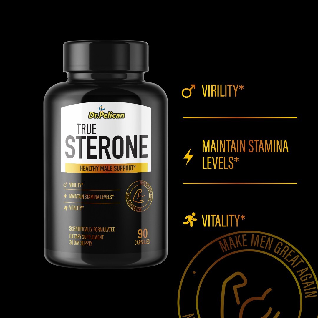 True Sterone- Bodybuilding & Men's Health Support- 2 Bottles- 180 ...