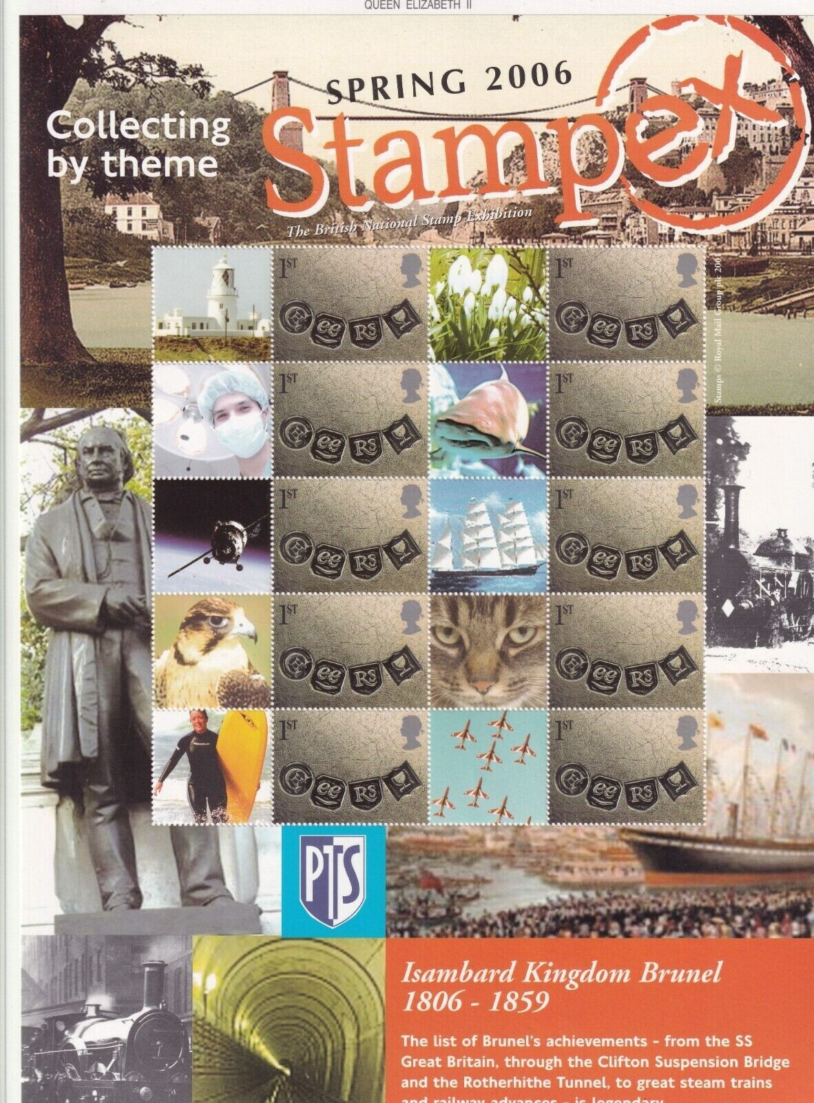 Great Britain 2006 MNH Spring Stampex Smiler Sheet - Isambard Kingdom ...