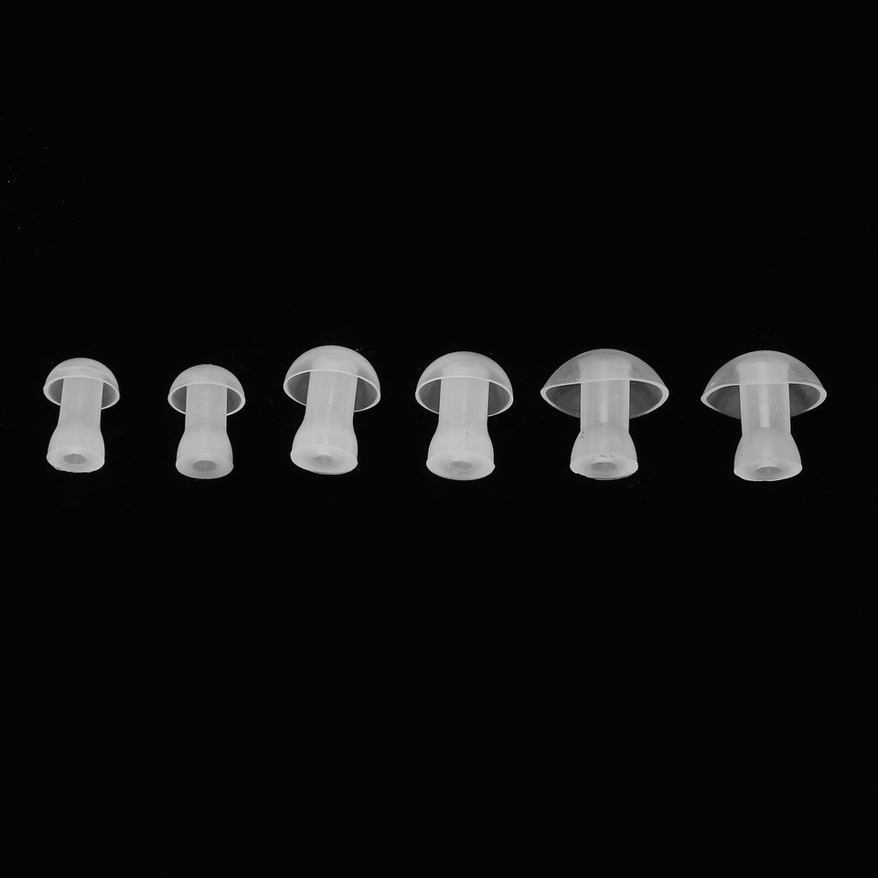6x Hearing Aid Ear Tips Earplug Silicone Hearing Aids Buds Domes Ear ...