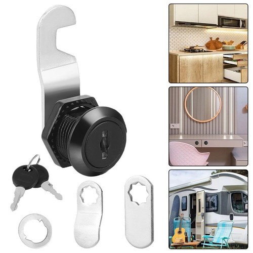 Black Cam Locks RV Storage Lock With Keys Easy Installation Secure And ...