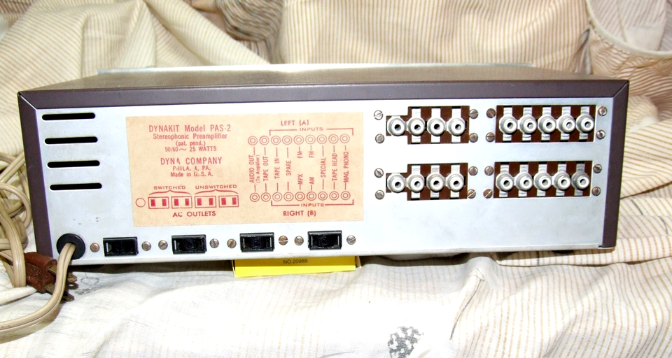 dynaco pas tube preamplifier restored fully tested | eBay
