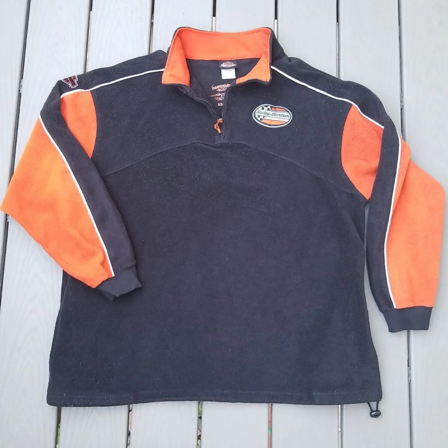 Harley Davidson Motorcycles VALLEJO Fleece Jacket 1/4… - Gem