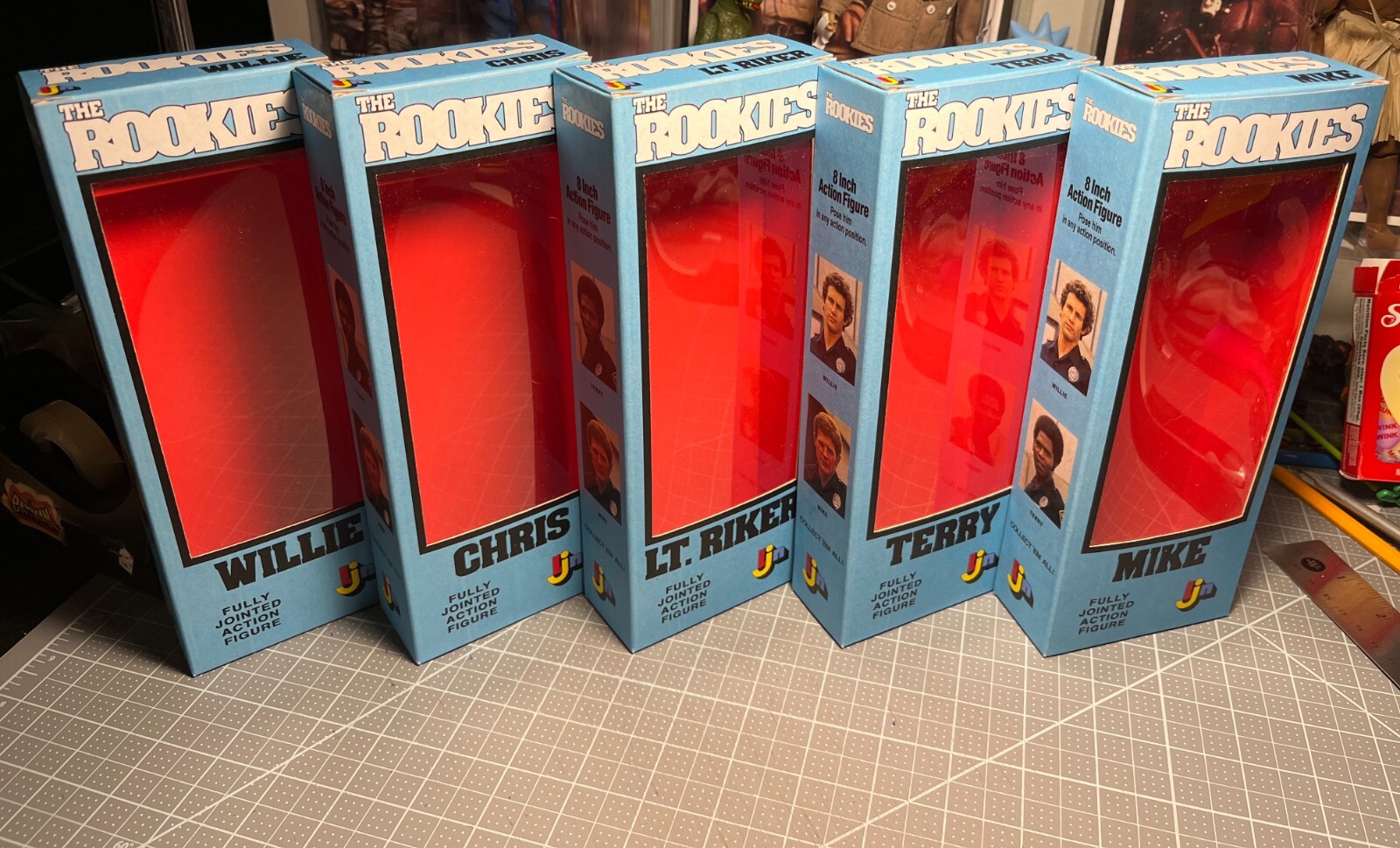 LJN 8" ROOKIES & SWAT CUSTOM BOX SET OF 10 LOT MEGO | eBay