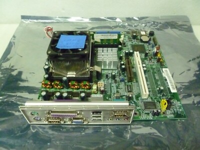IBM-AP04 INTEL CELERON CPU 2.0GHZ 256MB MEMORY MOTHERBOARD + IO COVER ...