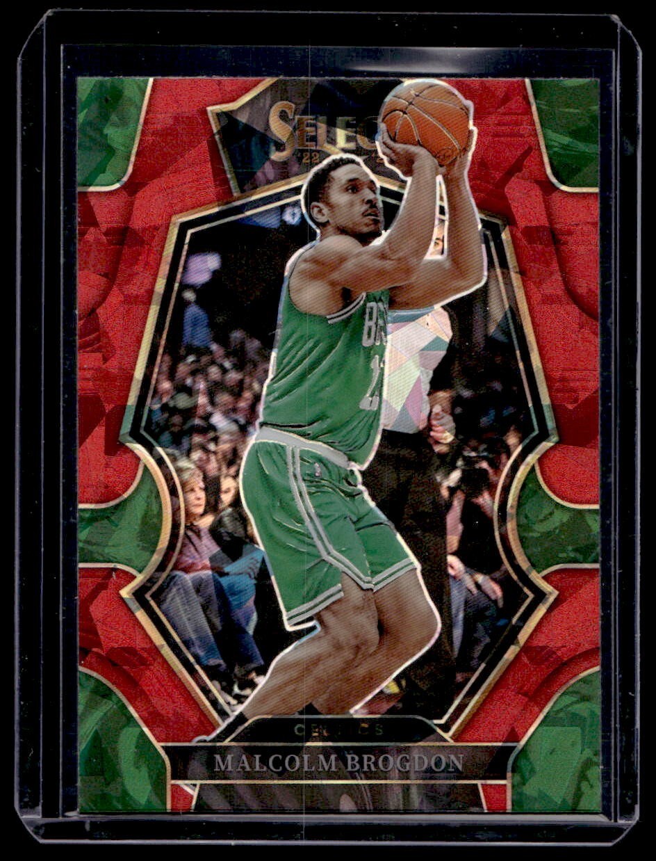 2022-23 Panini Select Malcolm Brogdon Red Cracked Ice Prizm Premier ...
