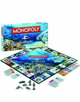 SeaWorld Monopoly Wildlife Conservation Edition Collectible - New ...