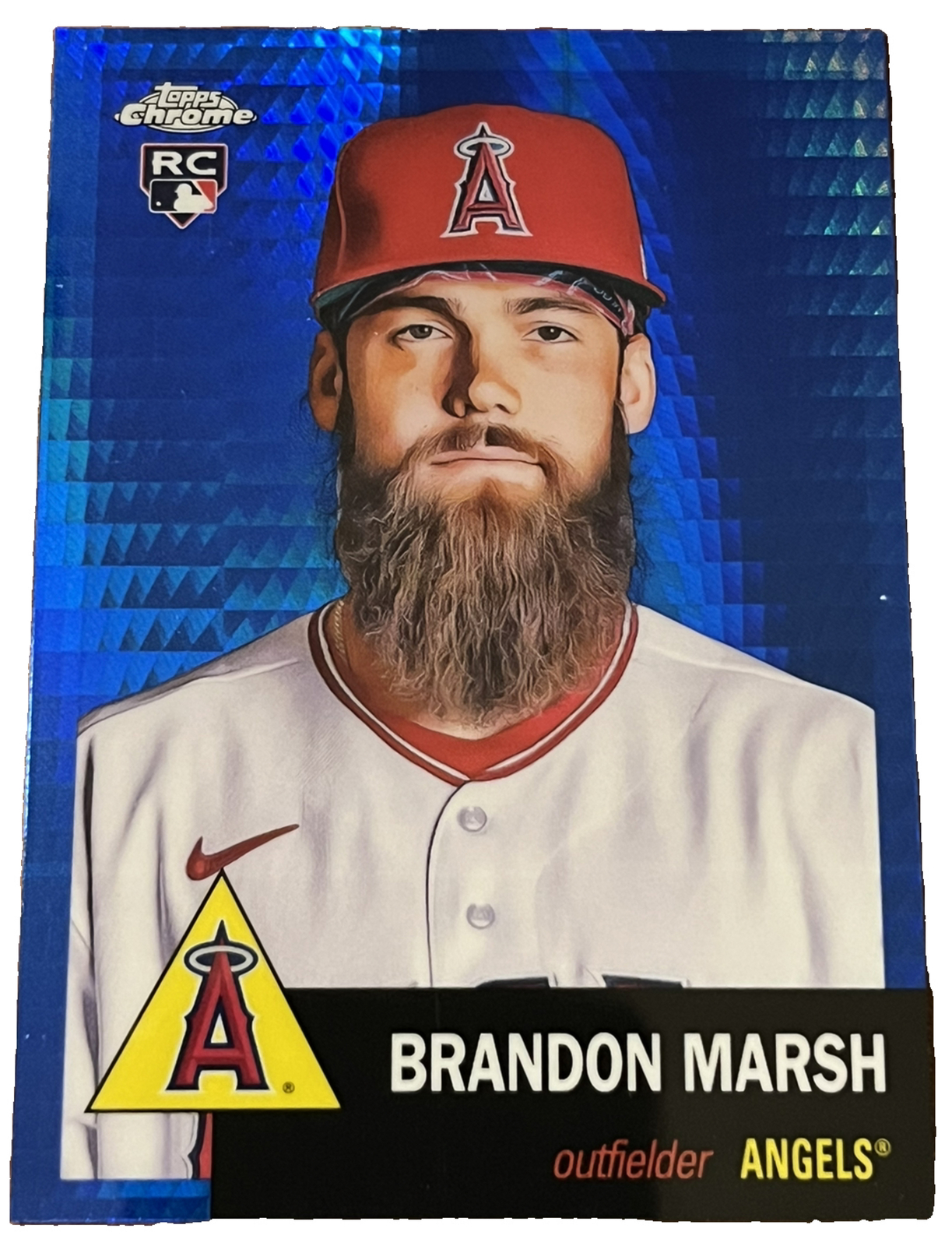 Brandon Marsh Rookie Blue Prizm 2022 Topps Chrome Platinum Anniversary ...