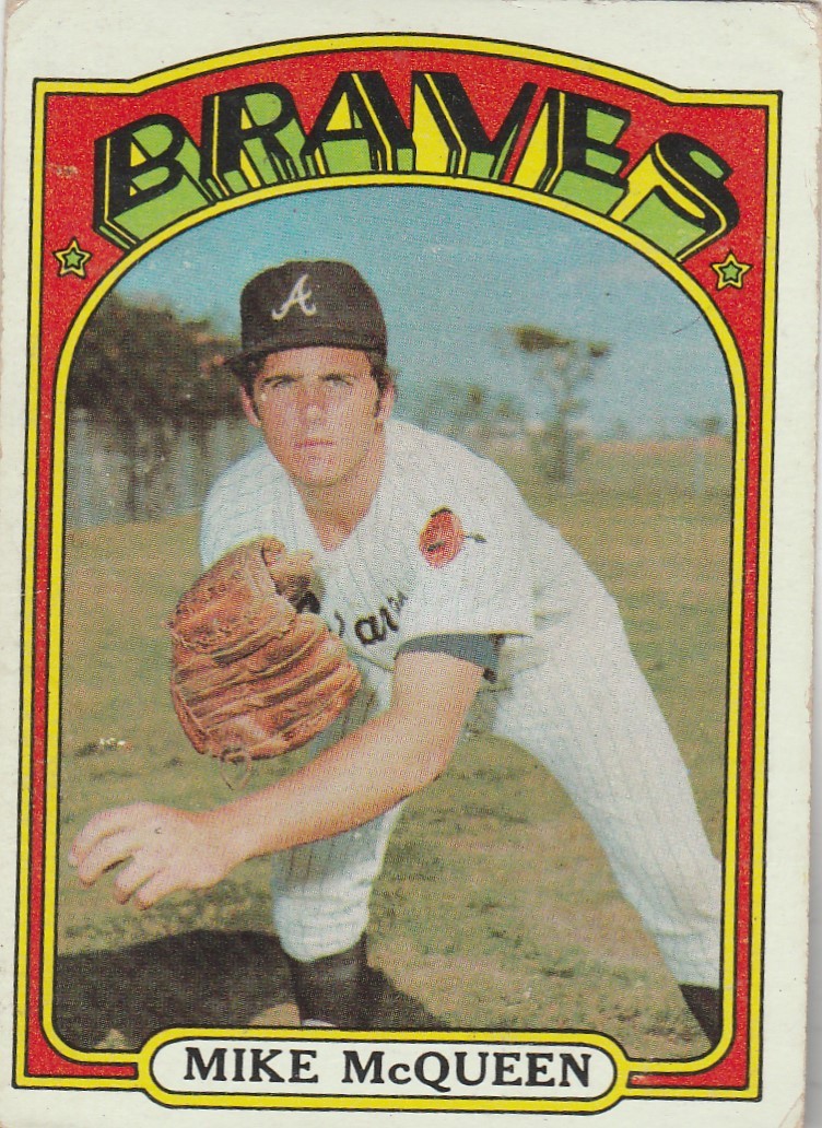 FREE SHIPPING-GOOD TO FAIR-1972 Topps #214 Mike McQueen Braves | eBay