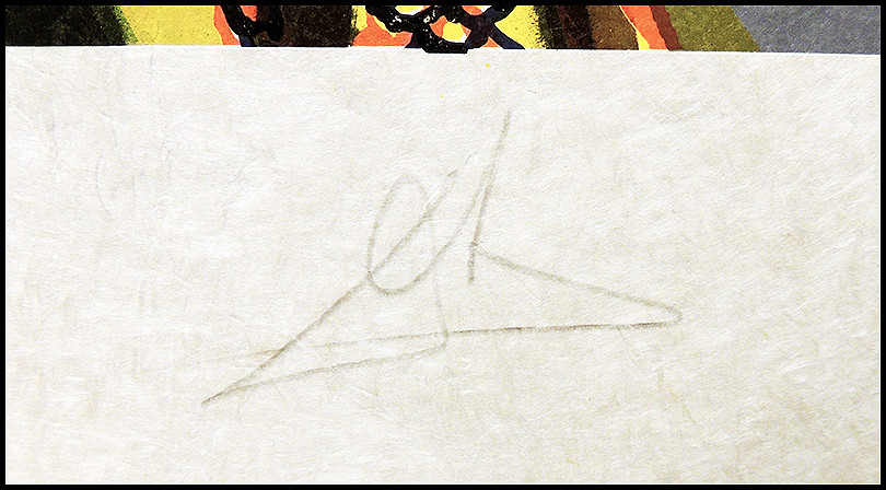 Authentic Salvador Dali Signature