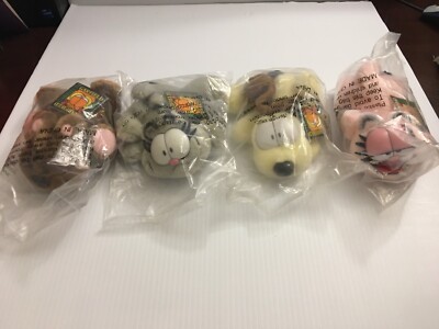 1978 FINE TOY, POOKY BEAR/NERMAL/ODIE/ARLENE STUFFED ANIMAL SMALL PLUSH ...