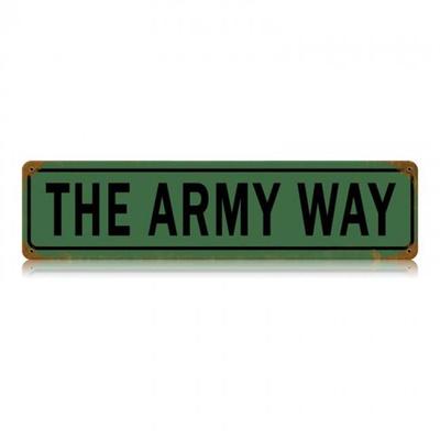 Vintage Military US Army Metal Sign Man Cave Garage Shop Barn Club Shed ...