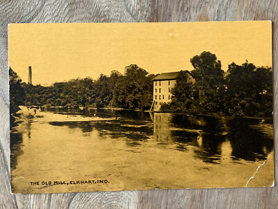 Antique Early 1900’s Unused Postcard The Old Mill Elkhart Indiana | eBay