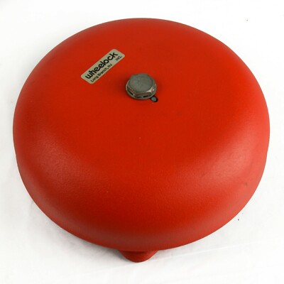 WHEELOCK Fire Alarm Red Metal Motor Bell 43T-G6-24 6" | eBay