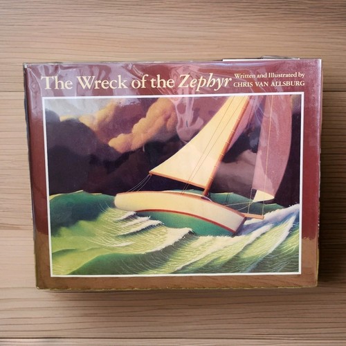Signed Copy The Wreck Of The Zephyr HC Book By Chris Van Allsburg 1983 ...