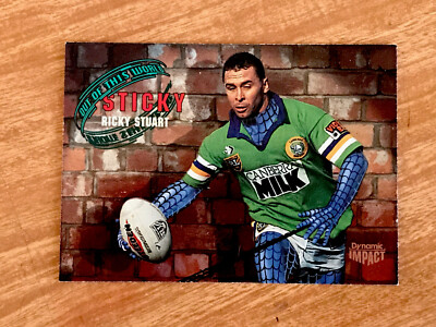 1995 Dynamic Rugby League Winfield Cup Out Of This World Card W1:Ricky ...