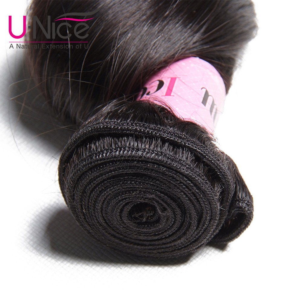 UNice Peruvian Loose Wave 1-3 Bundles Virgin Human Hair Extensions ...