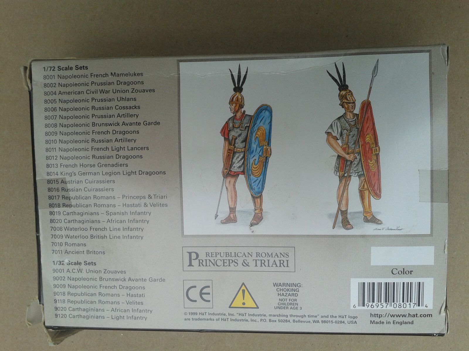 HaT Principes & Triarii Infantry 1/72 Scale 48 Figures Romans 8017 for ...