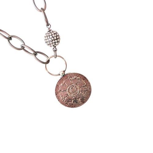 Erin Knight Designs Long Silver Necklace with WWI Victory Medallion | eBay