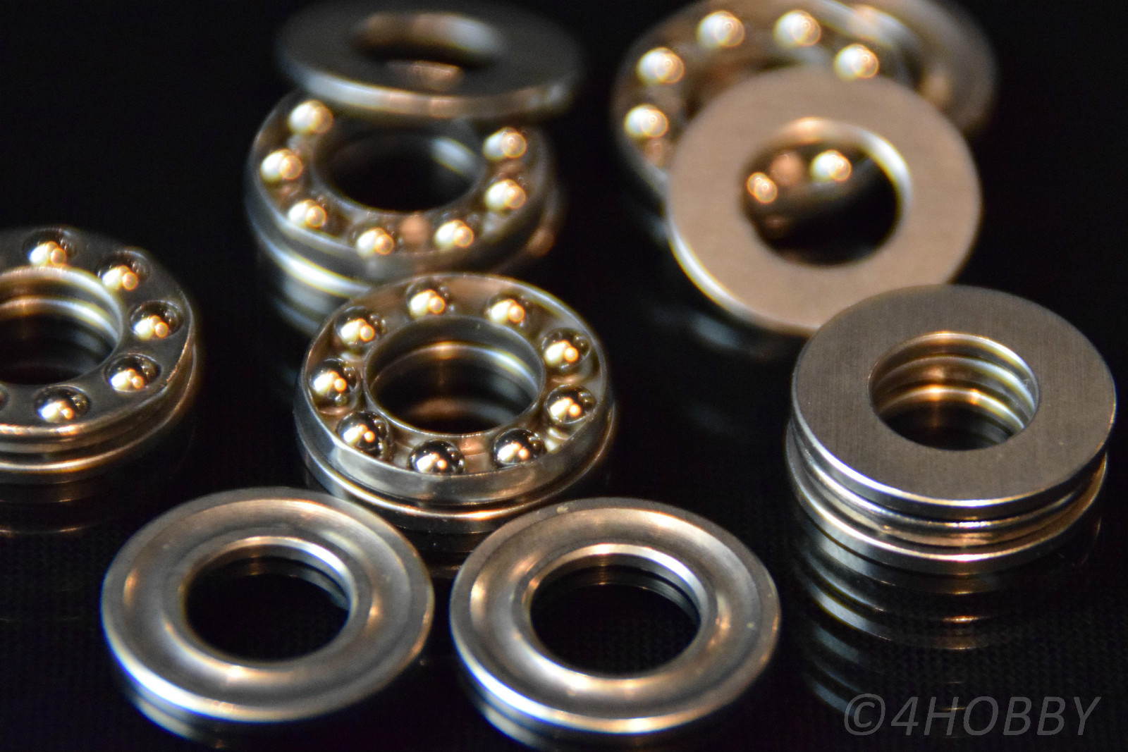 5x Kugellager 8x16x5mm Axiallager Miniatur Mini-Lager Senkrecht ...