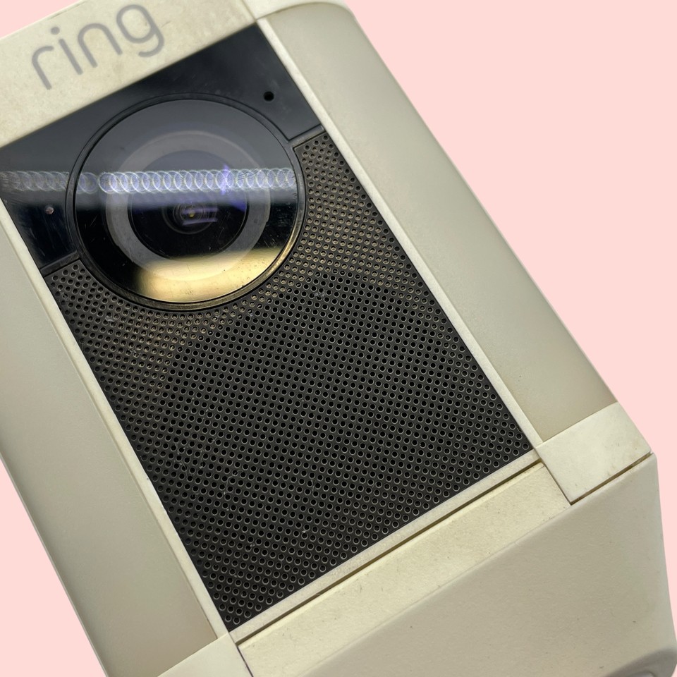 Ring 5AT3S8 Spotlight Cam 1080p White HD Security Camera #U2583 | eBay