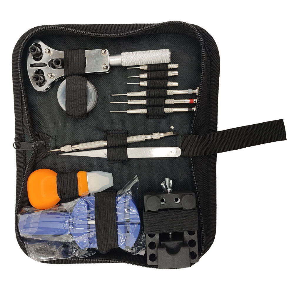 Watch Horologe Repair Case Adjuster Tool Set Kit Opener Link Remover ...