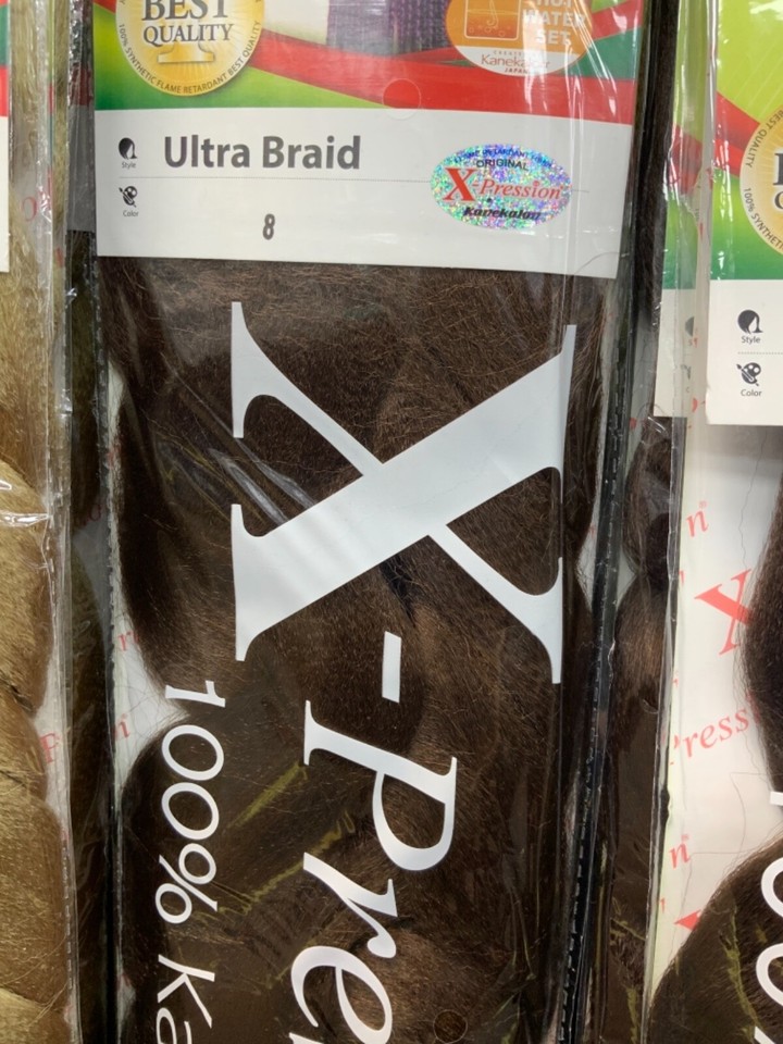 XPRESSION ULTRA BRAID HAIR FOR BRAIDING, EXPRESSION "KANEKALON ...